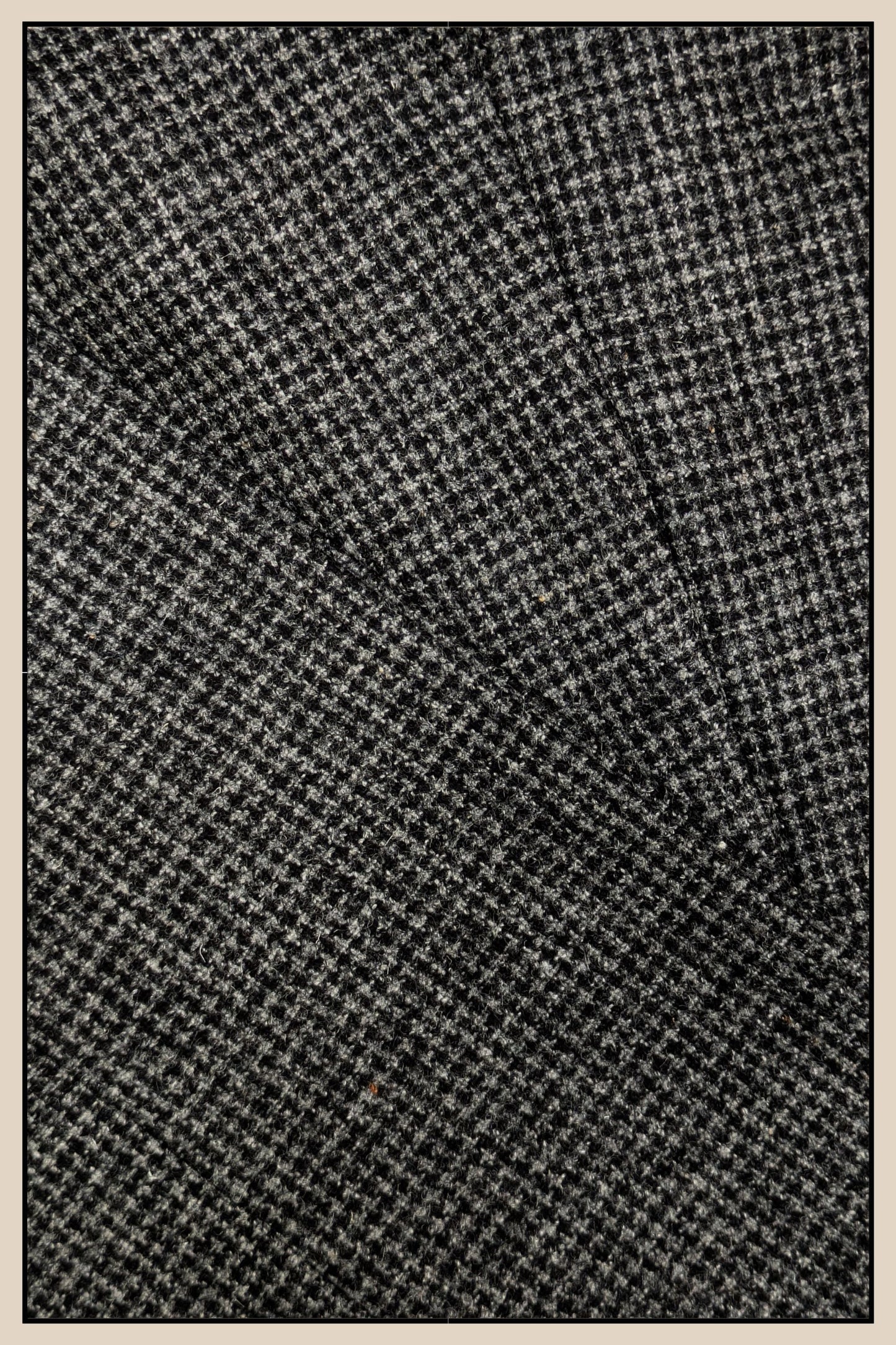 Lawford Two Button Suit - Black & Grey Micro Check Lambswool – Jump The Gun