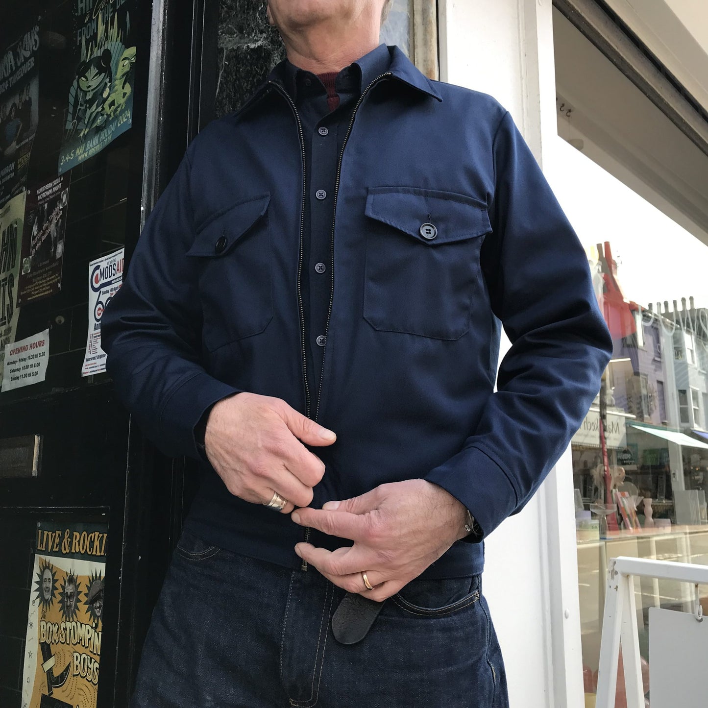 Albert Jacket - Navy – Jump The Gun