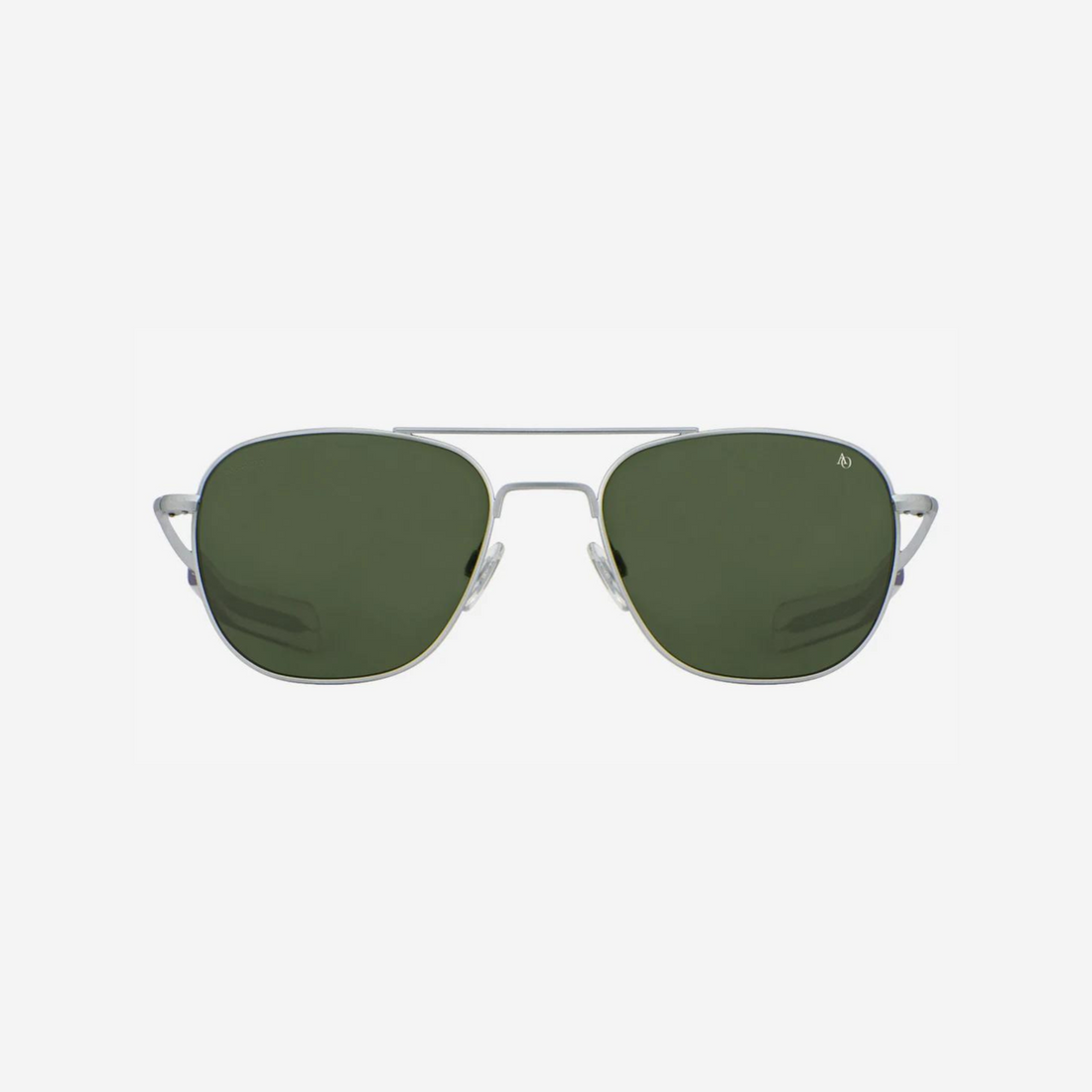 American Optical Original Pilot Sunglasses Silver 55 20 140mm Jump