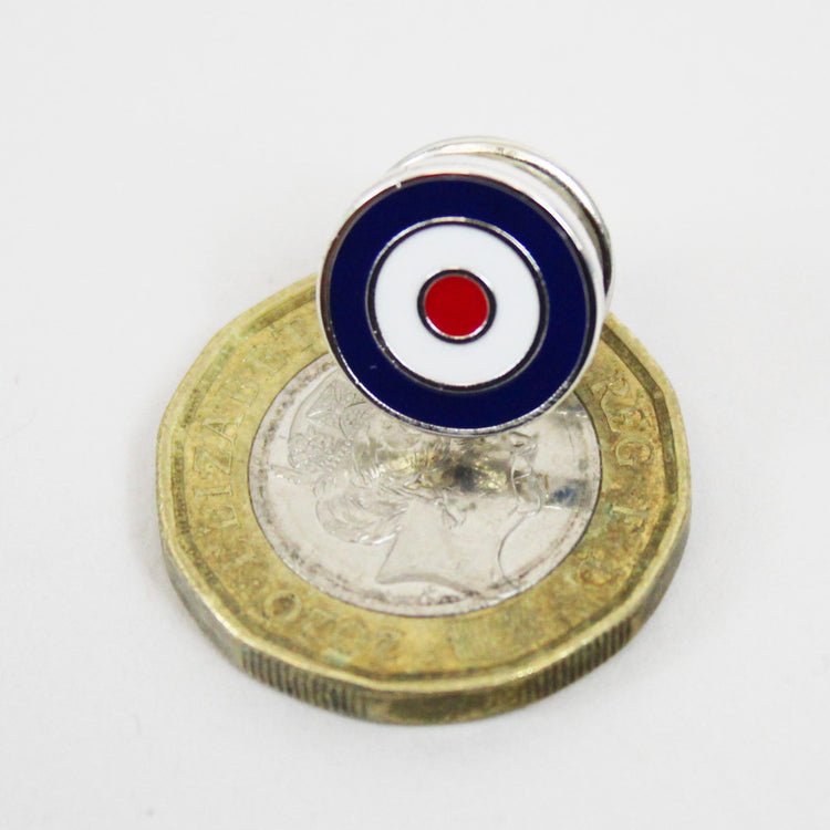 Enamel Target Pin Badge – Jump The Gun